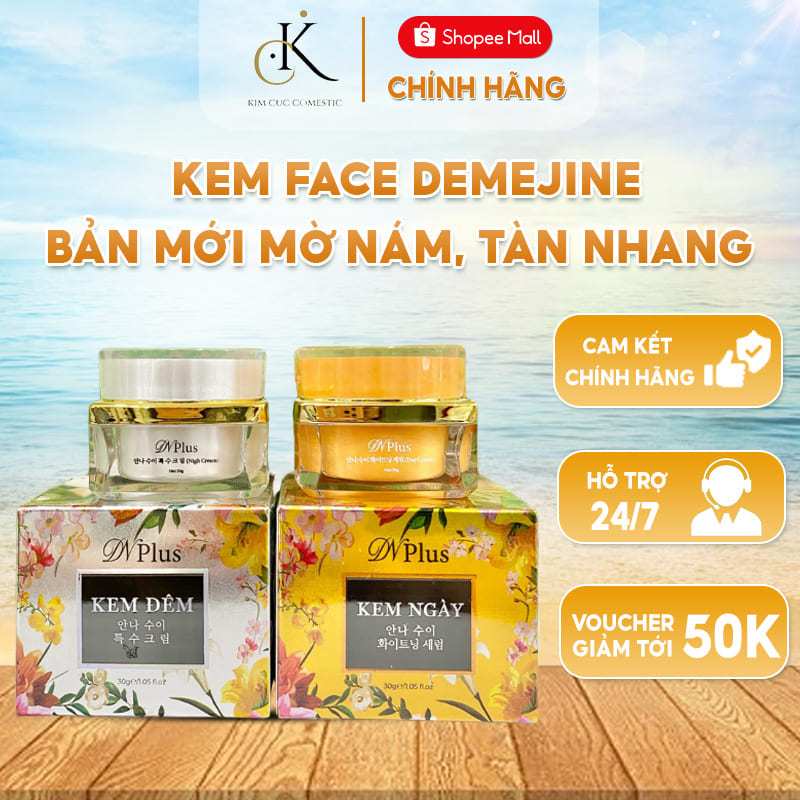 Kem Face Demejine DN Plus mờ nám tàn nhang đồi mồi sáng da phiên bản ...