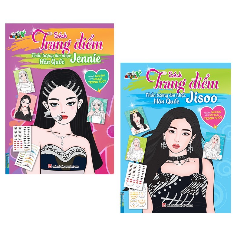 SÁCH - COMBO 2C Sách trang điểm thần tượng âm nhạc Hàn Quốc - JENNIE ...