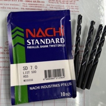 Mũi khoan Nachi chuyên thép List 500 từ phi 6,1 đến 7mm | Shopee Việt Nam
