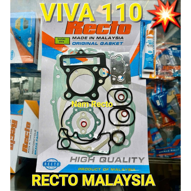 Bộ ron máy suzuki viva 110,viva fi,viva 125( kèm cả keo dán ron ...