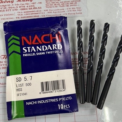 (Chính hãng) Khoan chuyên thép Nachi List 500 phi 5,1-6mm. Hàng chất lượng cao. | Shopee Việt Nam