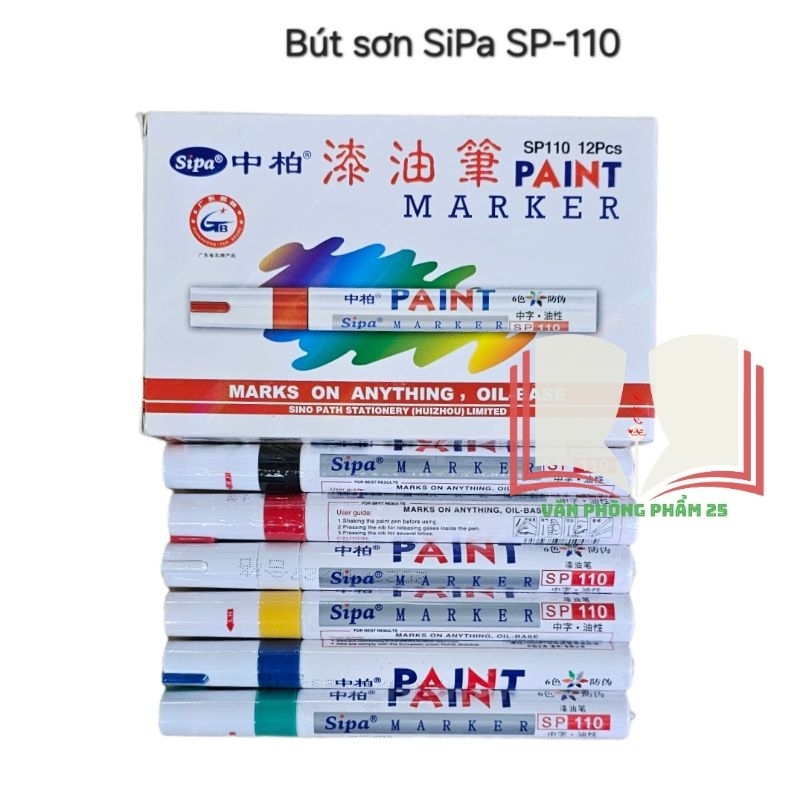 Bút sơn-Bút Repaint-Bút vẽ lốp-bút vẽ giày Sipa paint marker Sp110 ...