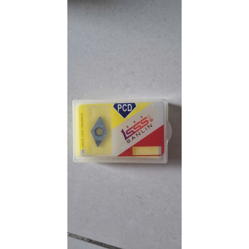 Mảnh Dao Tiện PCD Kim Cương Chuyên Nhôm Bóng Lên Bảy Màu Sáng Bóng ...