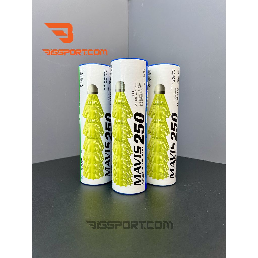6 Quả Cầu Lông Nhựa Yonex Mavis 250 Hàng Chính Hãng Yonex - 1 Ống 6 Trái - Bền, Quỹ Đạo Ổn Định ...