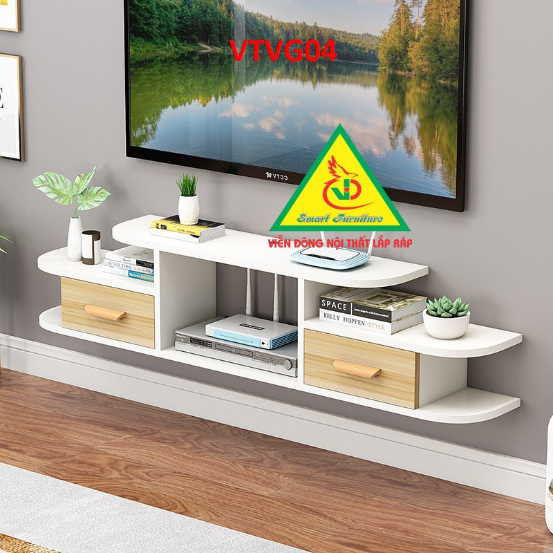 Kệ Ti vi treo tường trang trí gỗ MDF VTVG04 - VĐ Smart Furrniture NỘI ...