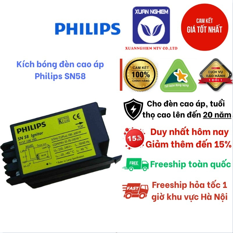 Kích bóng đèn cao áp Philips SN58 / SN 58 | Shopee Việt Nam