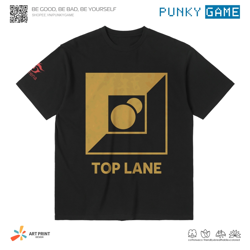 Áo thun Unisex Liên Quân Mobile (AOV) TOP LANE Cotton 100% ngắn tay ...