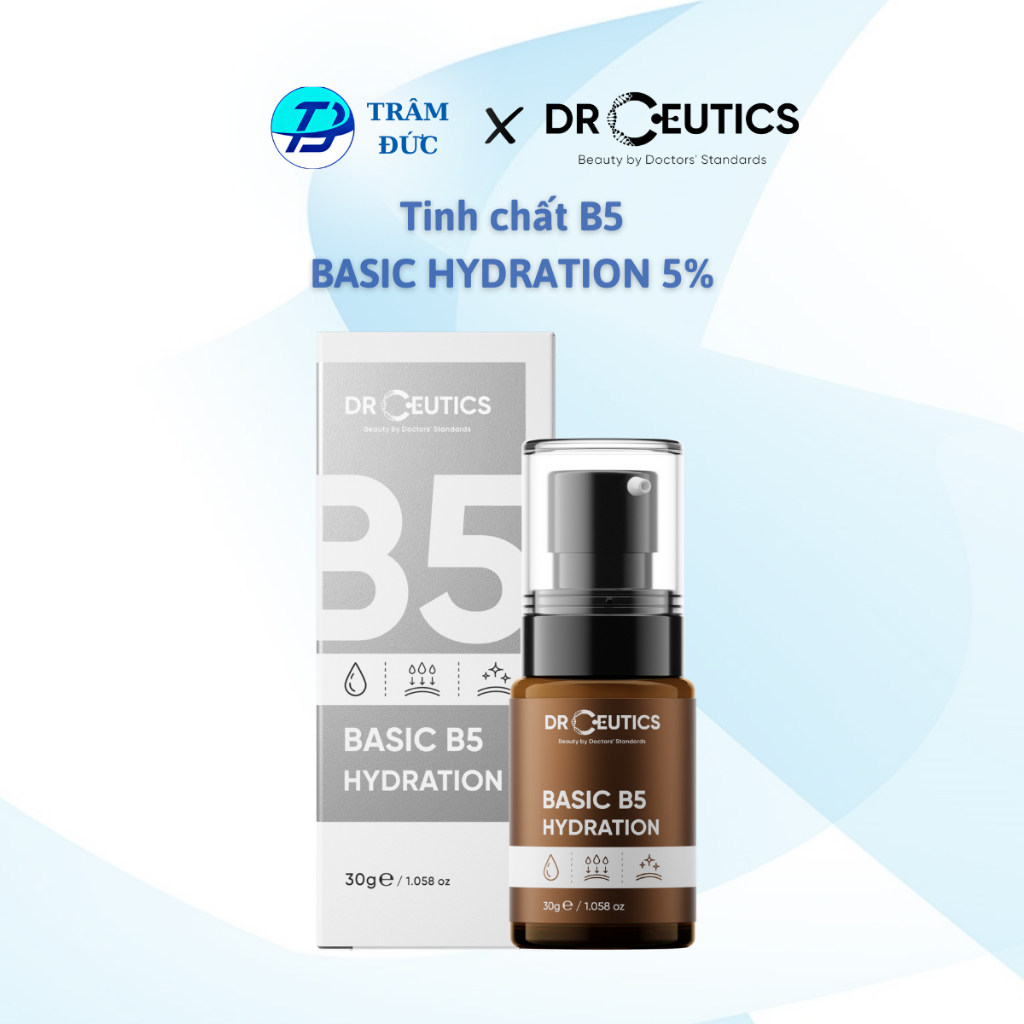 DrCeutics Tinh Chất B5 Basic Hydration 5% DrCeutics Cho Da Dầu Mụn ...