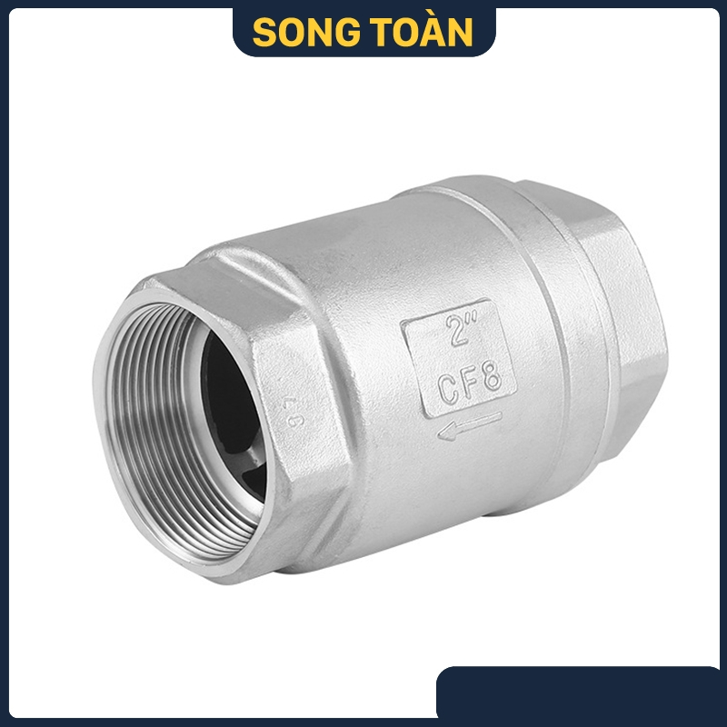 Van Một Chiều Lò Xo Inox, Luppe 1 Chiều Inox 304 Phi 21 27 34 42 49 60 ...