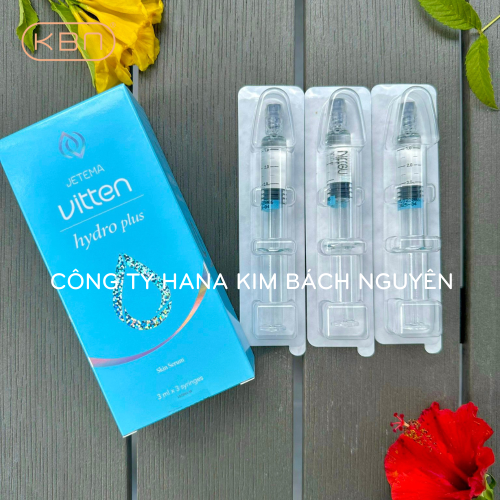 Tinh Chất Hydro Plus Căng Bóng Tăng Sinh Tế Bào VITTEN 9ML/3 Ống ...