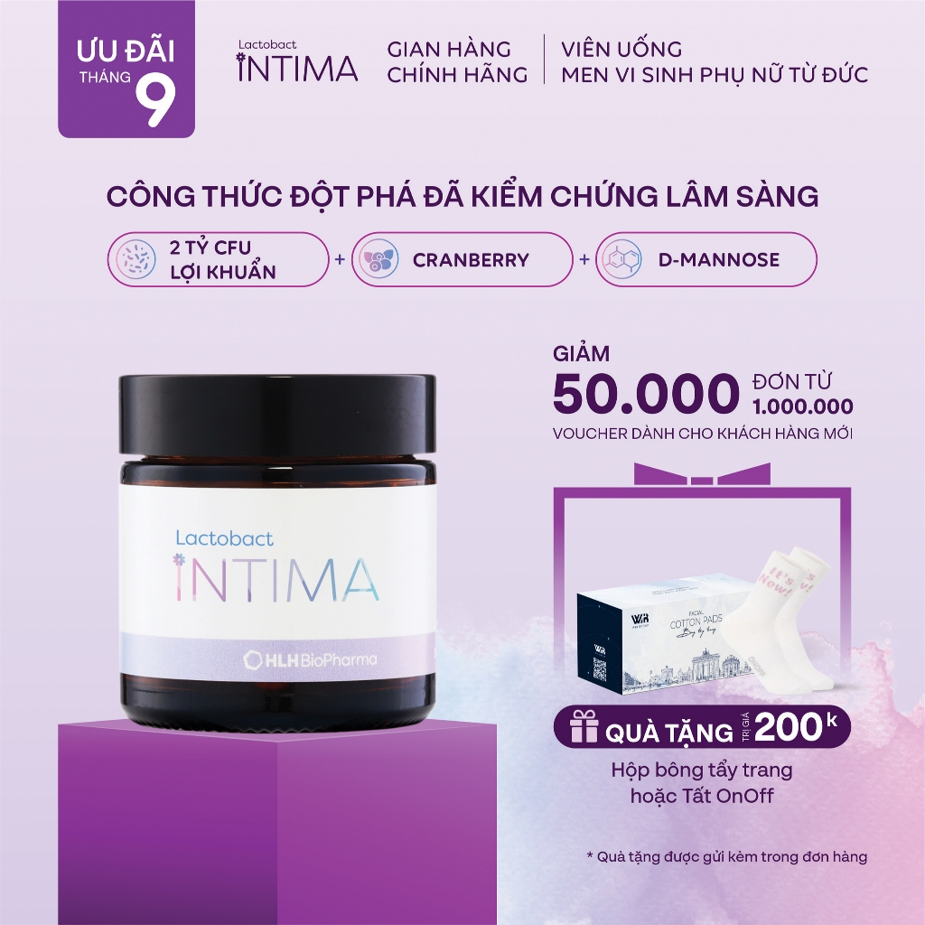 [ CHÍNH HÃNG ] New Lactobact Intima - Men vi sinh phụ nữ giảm và phòng ...