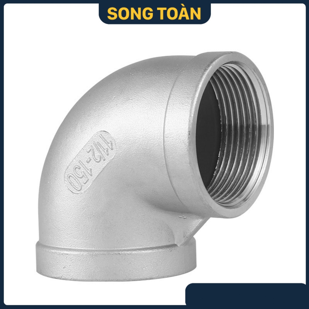 Co Ren Trong Inox 304, Cút Ren Trong Inox SUS 304 Hai Đầu Ren Trong Phi ...