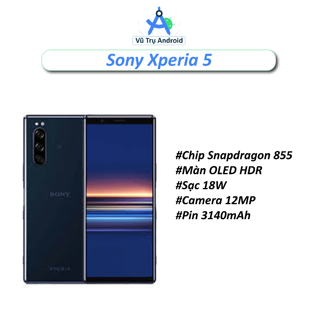 Điện thoại Sony Xperia 5 RAM 6/64GB chip Snapdragon 855 màn OLED ...