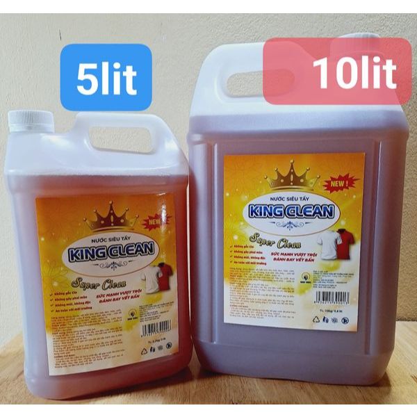 Nước Tẩy đa năng Tẩy Quần Áo Trắng, Áo Màu, Nệm, Thảm Đa Năng KING ...