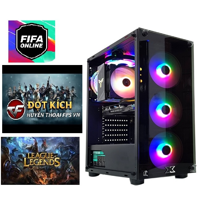 Máy tính chơi game Core i7 / 16G / SSD 256G /VGA 1050 - 1060 , Bảo hành 12 Tháng( Lỗi 1 đổi 1 ...