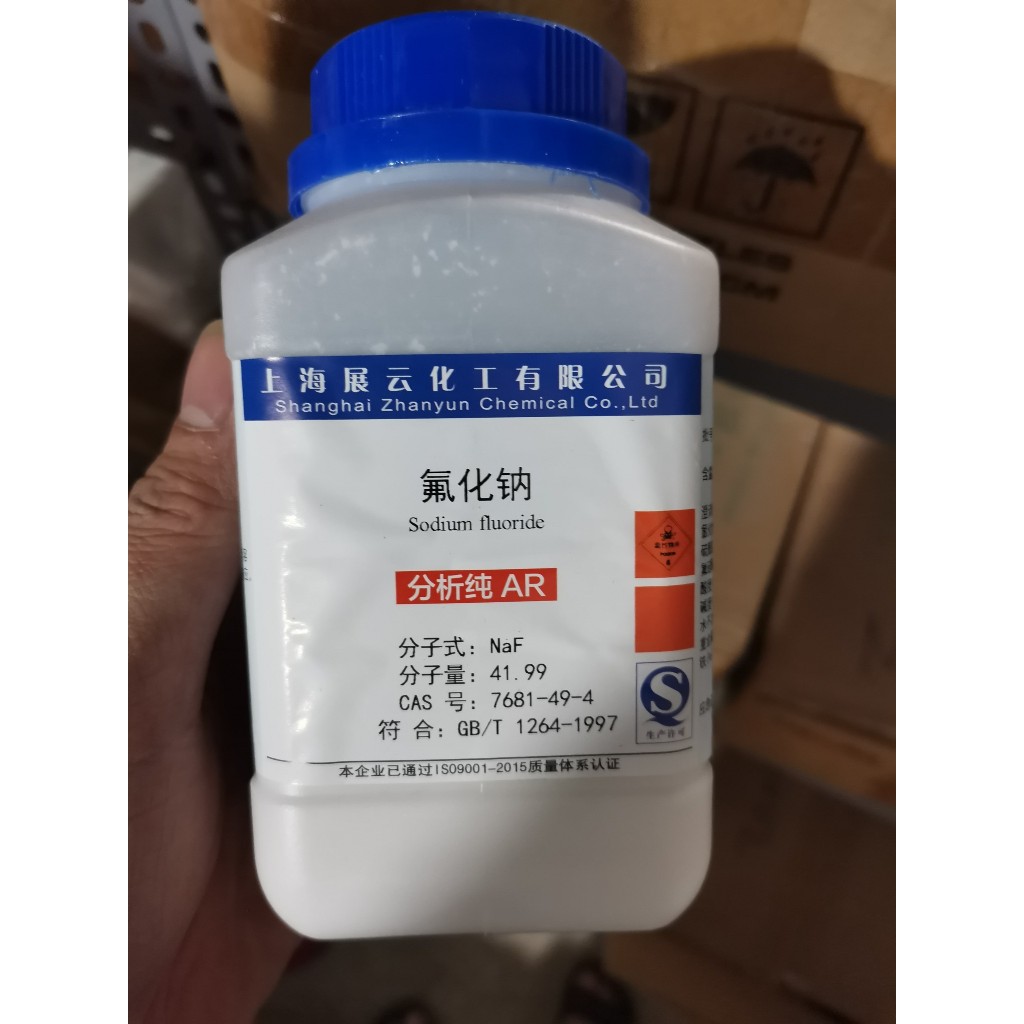 Chất Sodium fluoride NaF lọ 500g Xilong natri florua CAS 7681-49-4 ...