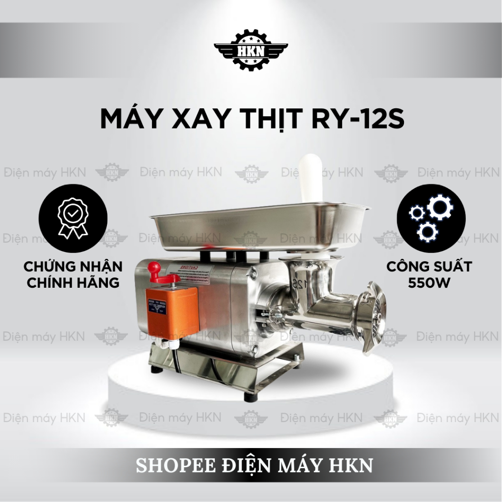 Máy Xay Thịt RY-12S, Điện máy HKN, Máy Xay Thịt Đế Bằng Gang | Shopee ...