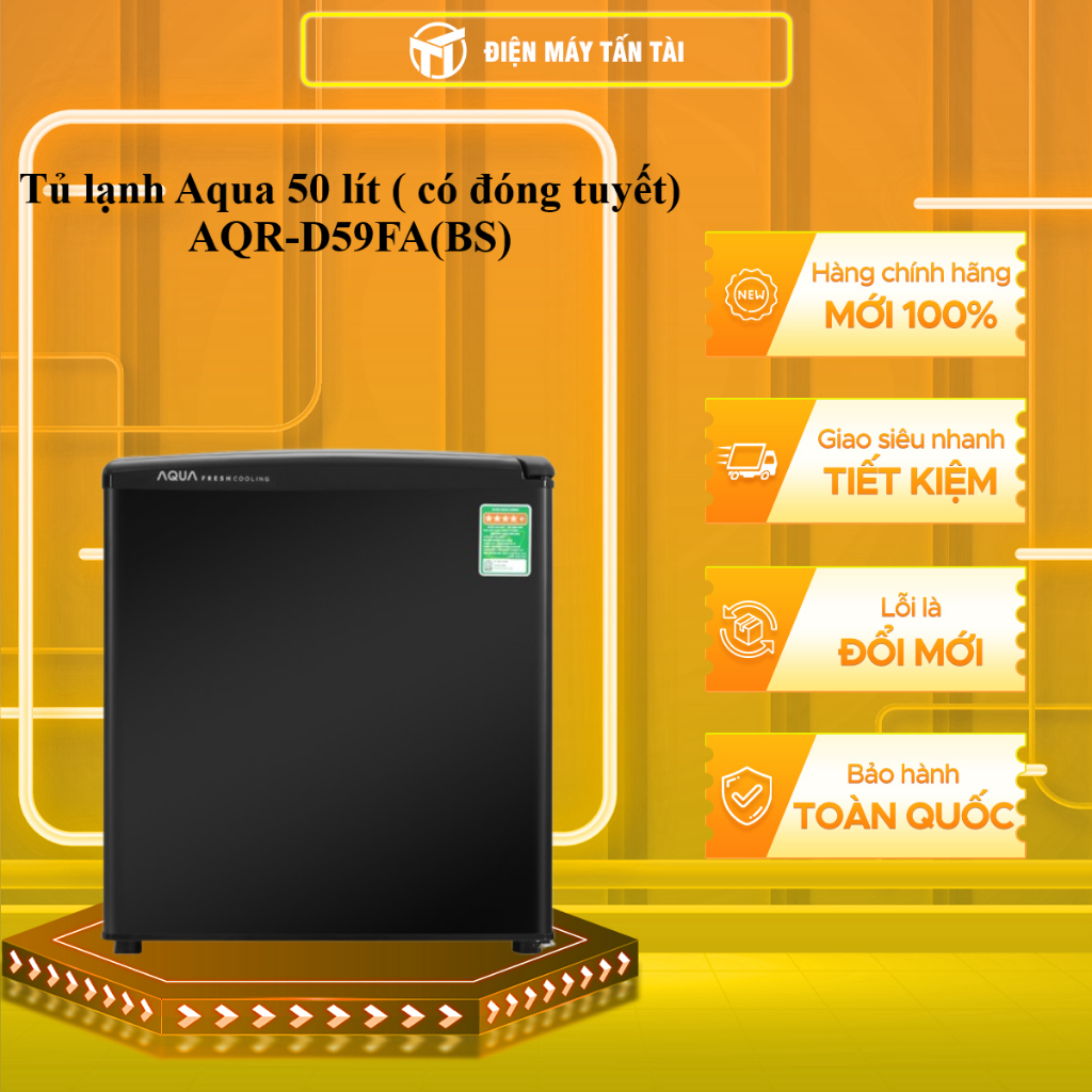 AQR-D59FA(BS) / AQR-D60FA(BS) - Tủ Lạnh Aqua 50 Lít (CÓ ĐÓNG TUYẾT ...