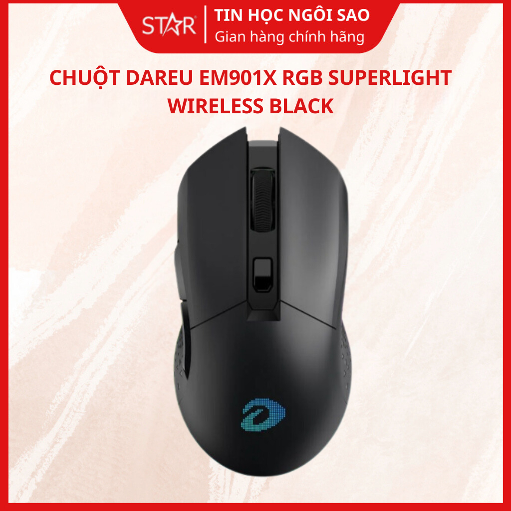 Chuột DareU EM901X RGB Superlight Wireless Black - Bảo hành 24 tháng ...