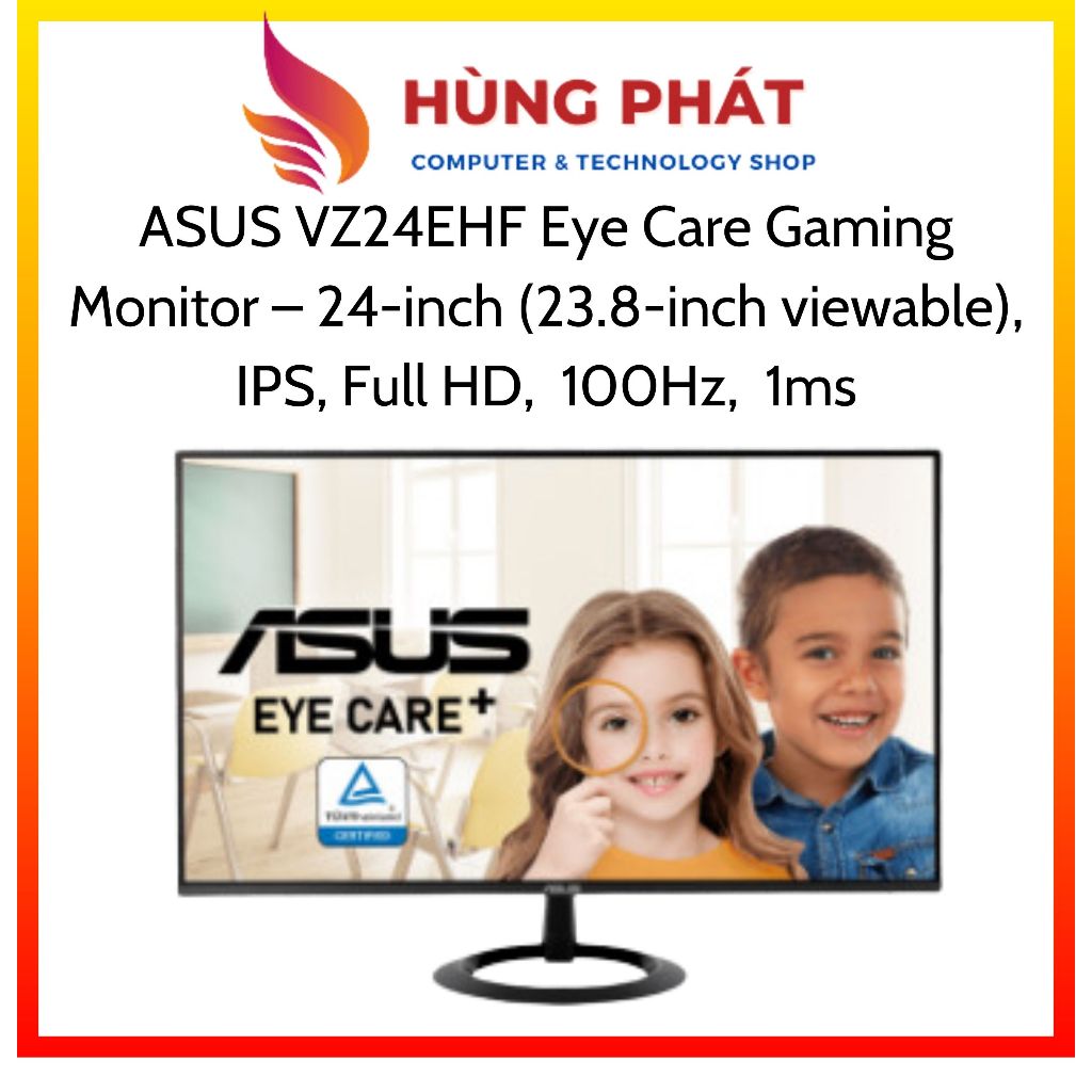 ASUS VZ24EHF Eye Care Gaming Monitor – 24-inch (23.8-inch viewable ...