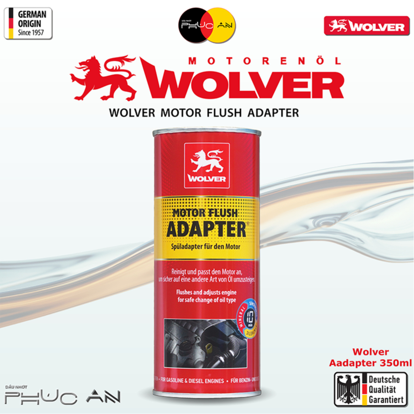 [Hàng Chính Hãng] Wolver Motor Flush ADAPTER - Dung dịch súc rửa động ...