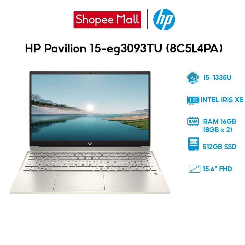 Laptop HP Pavilion 15-eg3093TU 8C5L4PA i5-1335U | 16GB | 512GB | Intel Iris Xe Graphics | Shopee ...