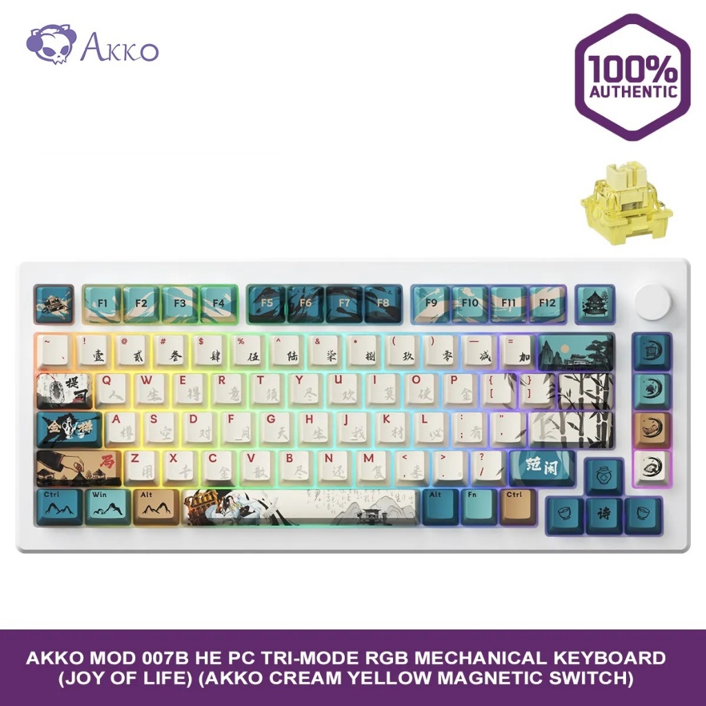 Bàn phím AKKO MOD007B-HE PC Joy of Life (Hotswap,RGB/USB Type C 8K Hz ...