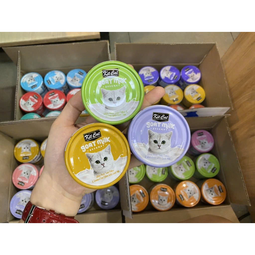 [Lon 70g] Pate cho mèo KitCat Goat Milk | Shopee Việt Nam