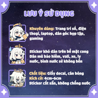 [Genshin Impact] Sticker Mualani,Kachina,Kinich,Chasca,Lansan và ...