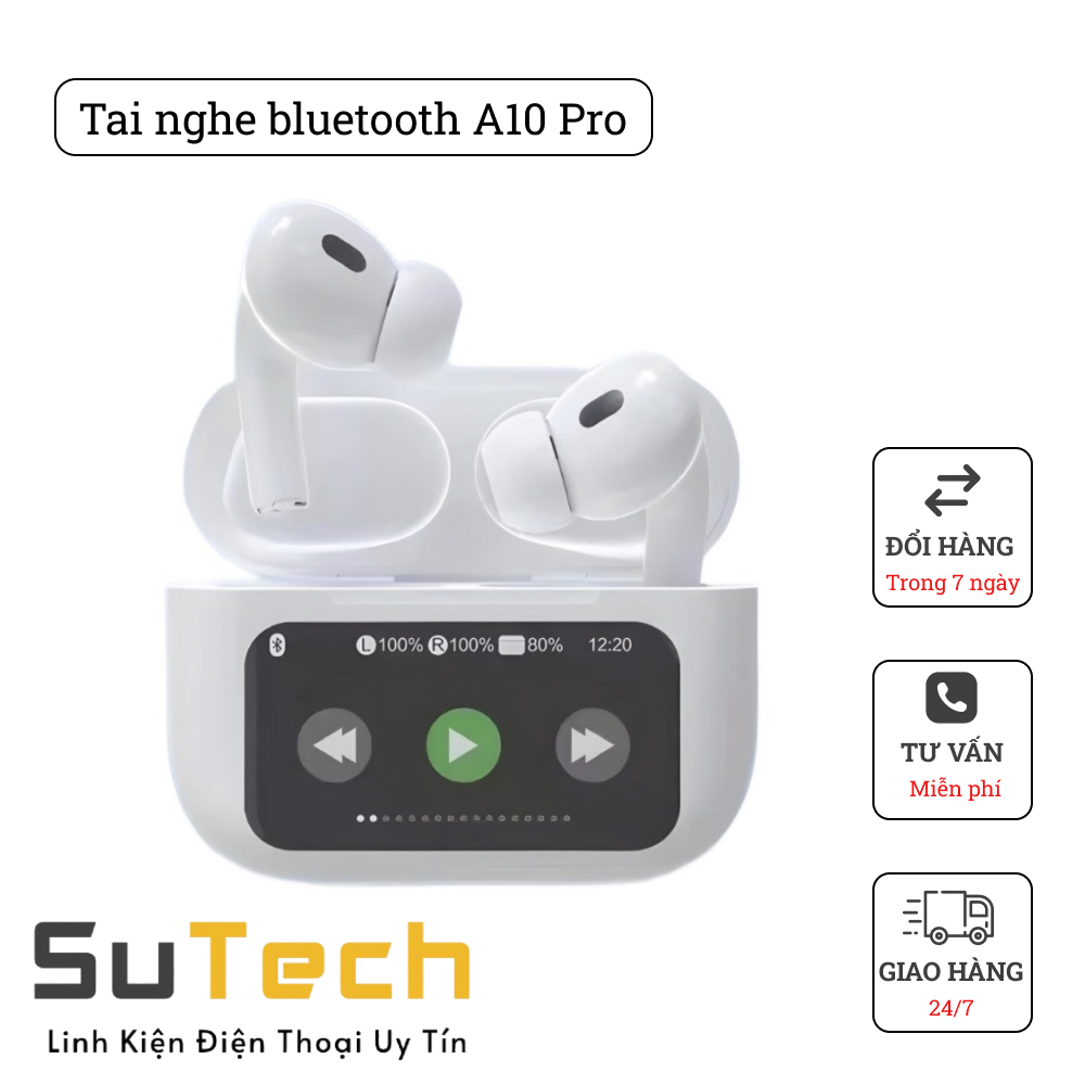 Tai Nghe Bluetooth A10 Pro Đến Mới Có Công Nghệ Chống Ồn Không Dây,Tai ...