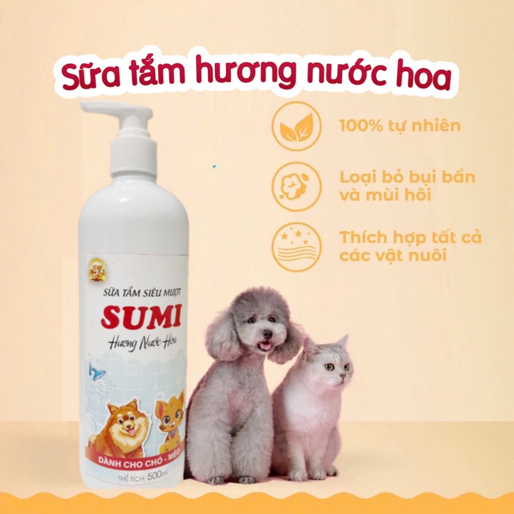 sữa tắm hương nước hoa SuMi cho cả chó và mèo ( Siêu Thơm ) | Shopee ...