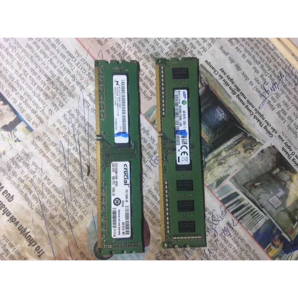 4GB Ram DDR3 Bus 1600 hàng tháo máy | Shopee Việt Nam