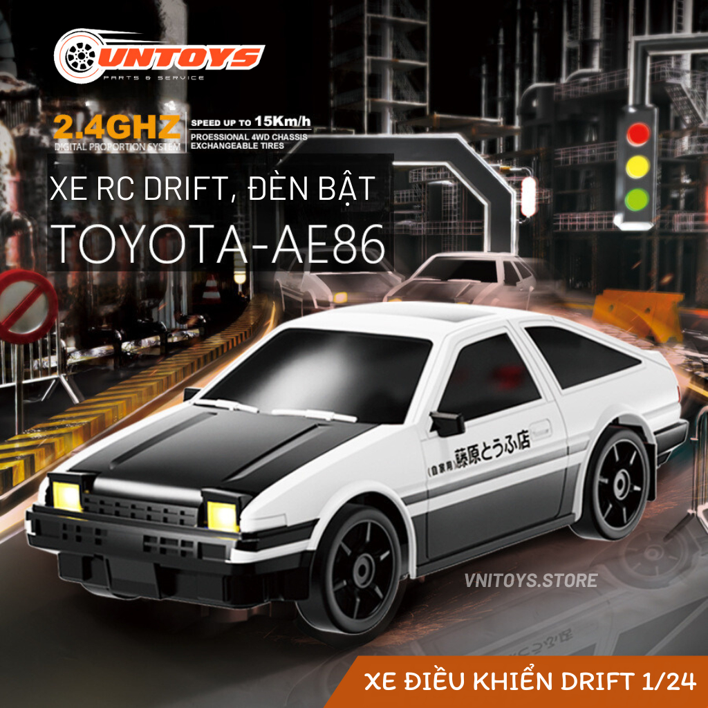 Xe Điều Khiển Từ Xa RC Drift E86 Tốc Độ Cao Có Điều Tốc Đèn Bật Tỉ Lệ 1 ...