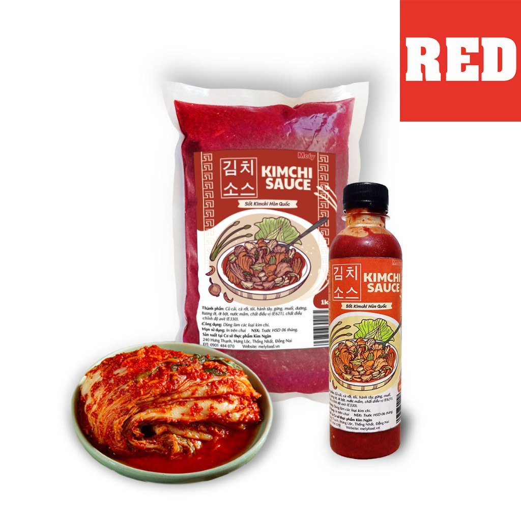 Sốt muối kim chi Hàn Quốc chai 1kg/350g | Shopee Việt Nam
