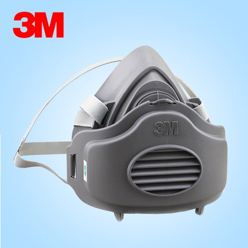 Bộ mặt nạ khẩu trang phòng độc 3M 3200 Kèm tấm lọc bụi dầu 3M 3744 ...