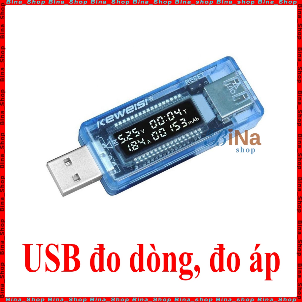 USB kiểm tra dung lượng điện áp dòng xả KWS-V20 | Shopee Việt Nam