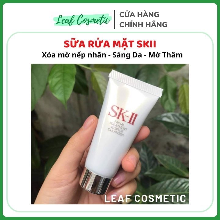 Sữa Rửa Mặt SK-ii / SKii / SK2 Facial Treatment Gentle Cleanser 20g | Shopee Việt Nam