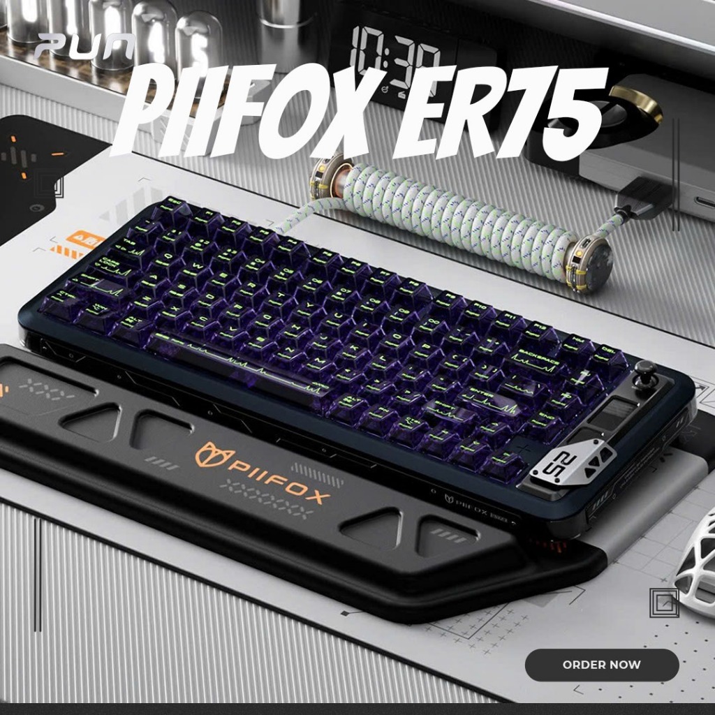 Bàn Phím Cơ Piifox Walker75 – ER75 ( 3modes/ Hotswap/ LED RGB) - PUN ...