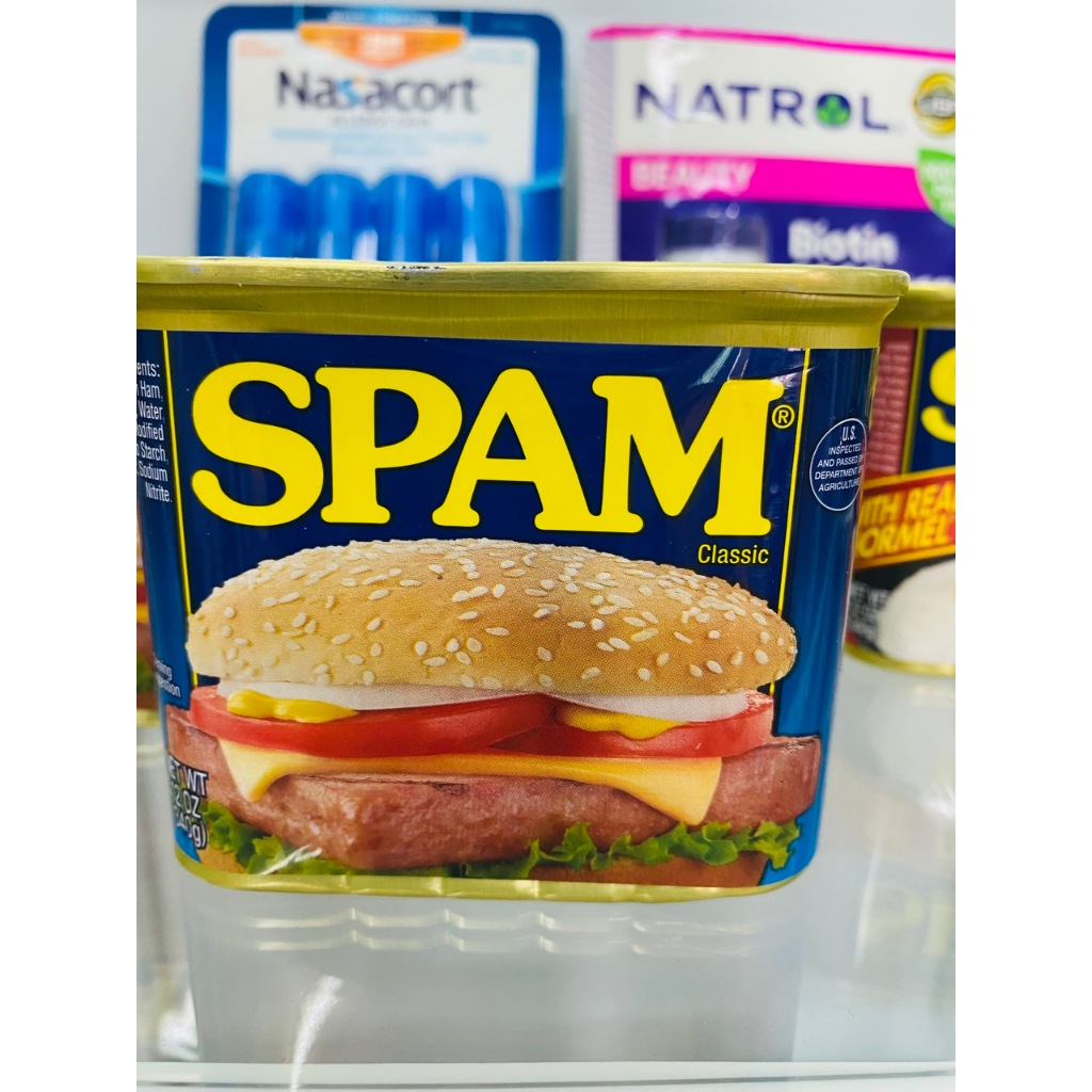 Thịt hộp Spam Classic và SPAM with Real HORMEL Bacon 340g | Shopee Việt Nam