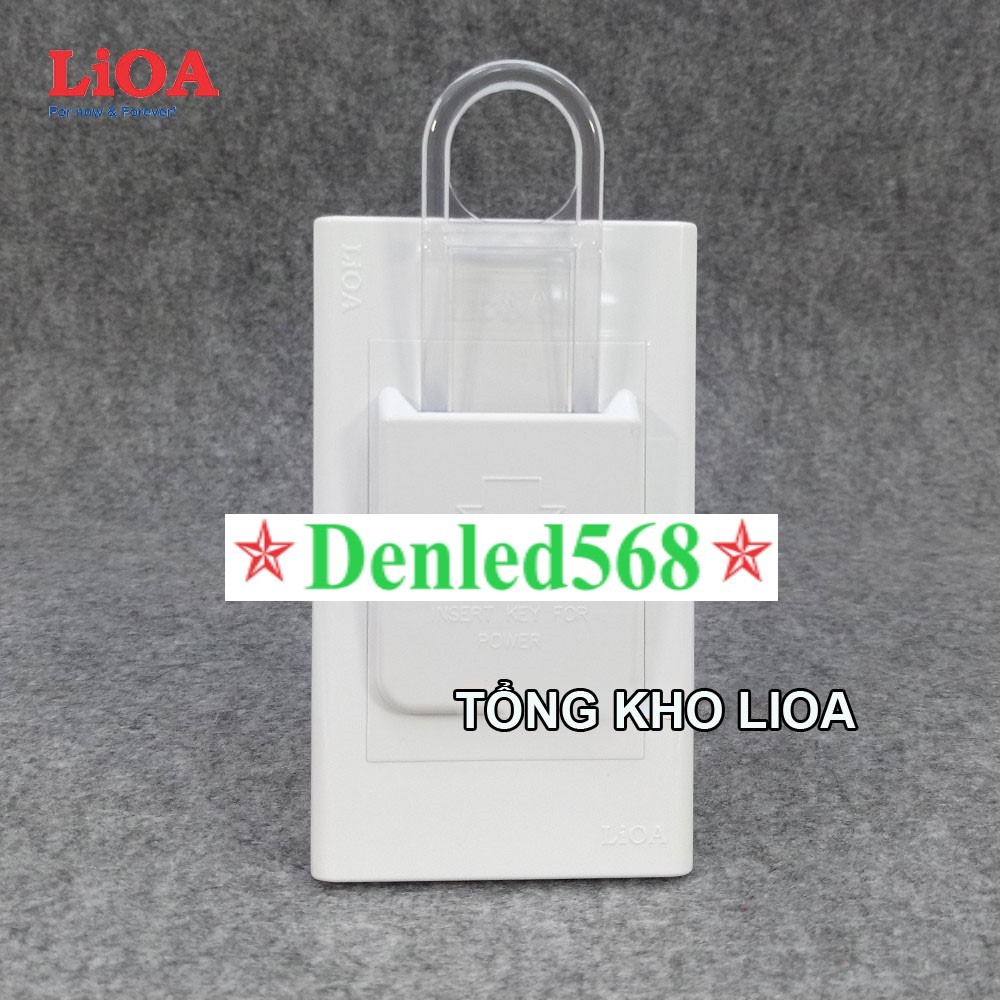 Bộ công tắc chìa khóa thẻ từ LiOA 20A đóng mở ngắt điện phòng ngủ nhà nghỉ khách sạn phòng trọ ...
