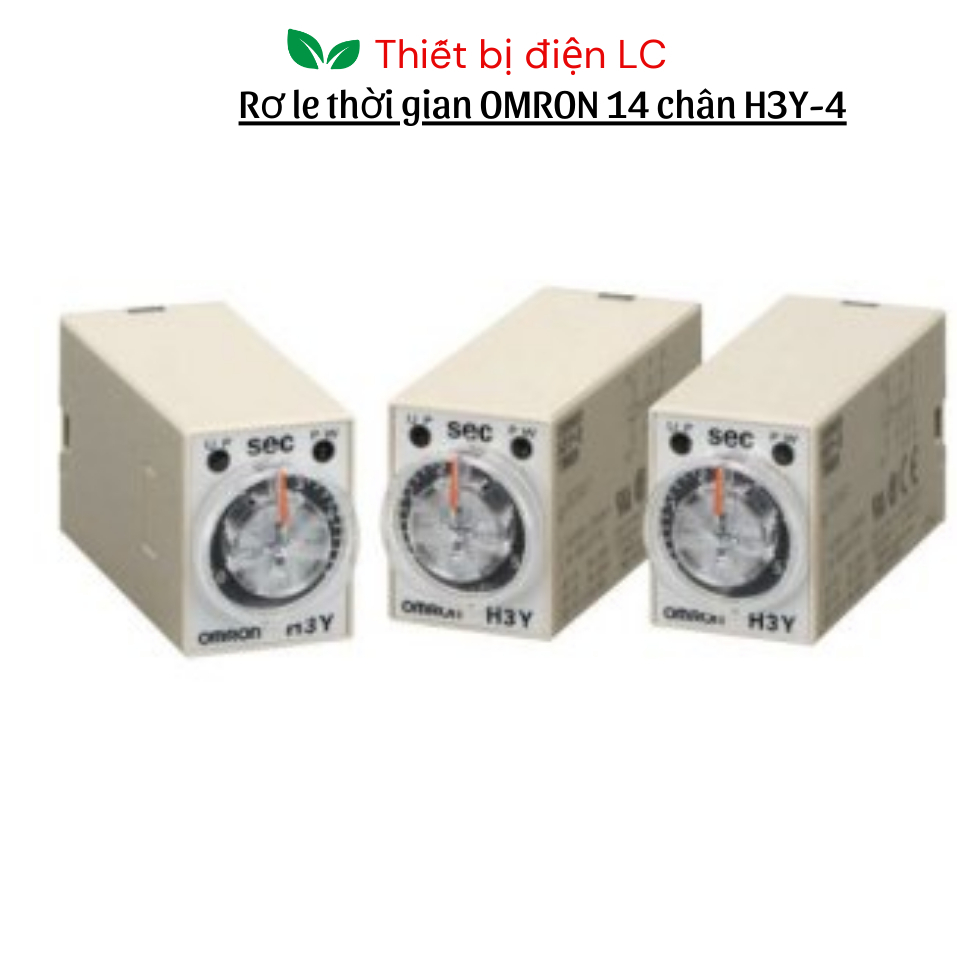 Rơ le thời gian14 chân H3Y-4 12VDC 24VDC 110VAC 220VAC | Shopee Việt Nam