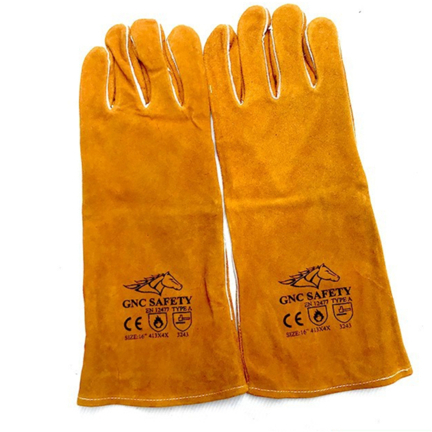 Găng tay hàn bảo hộ GNC Safety da lộn, chống cháy, chịu nhiệt tia lửa ...
