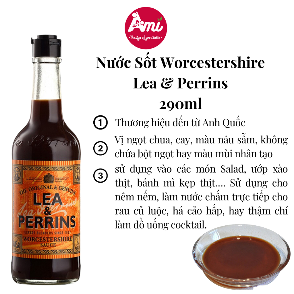Nước Sốt Worcestershire LEA & PERRINS Chai 290ml | Shopee Việt Nam