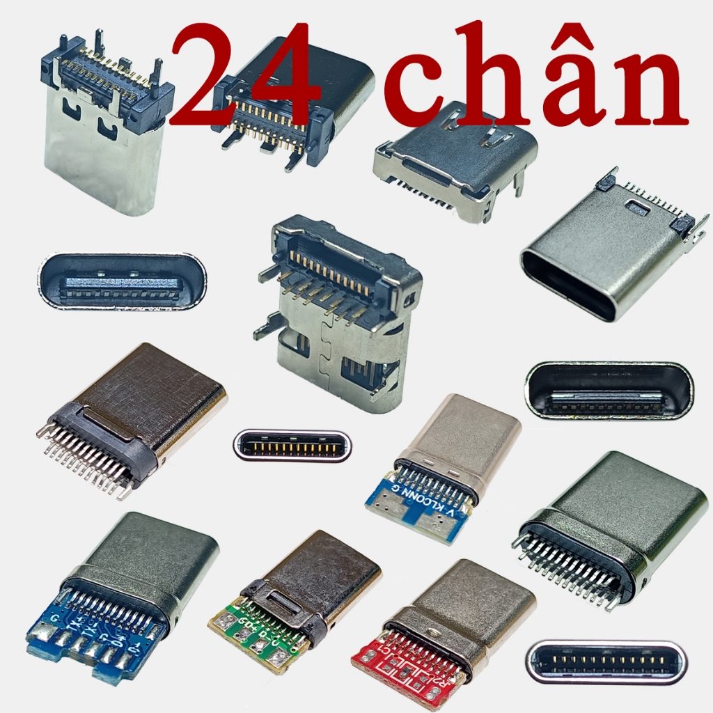 Các loại cổng USB 24pin - USB 24 chân TYPE.C 3.1 | Shopee Việt Nam