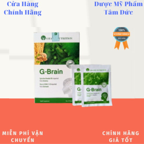 🌈[CHÍNH HÃNG]🌈 CỐM PHÁT TRIỂN TRÍ NÃO G-BRAIN ( GBRAIN hộp 30 gói ...