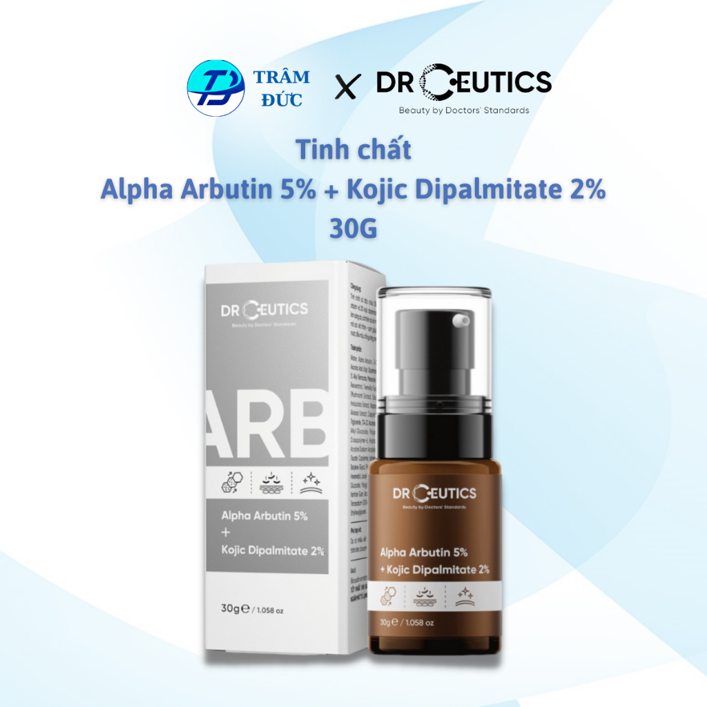 DrCeutics Tinh Chất Alpha Arbutin 5% & Kojic Dipalmitate 2% (30gr) | Shopee Việt Nam