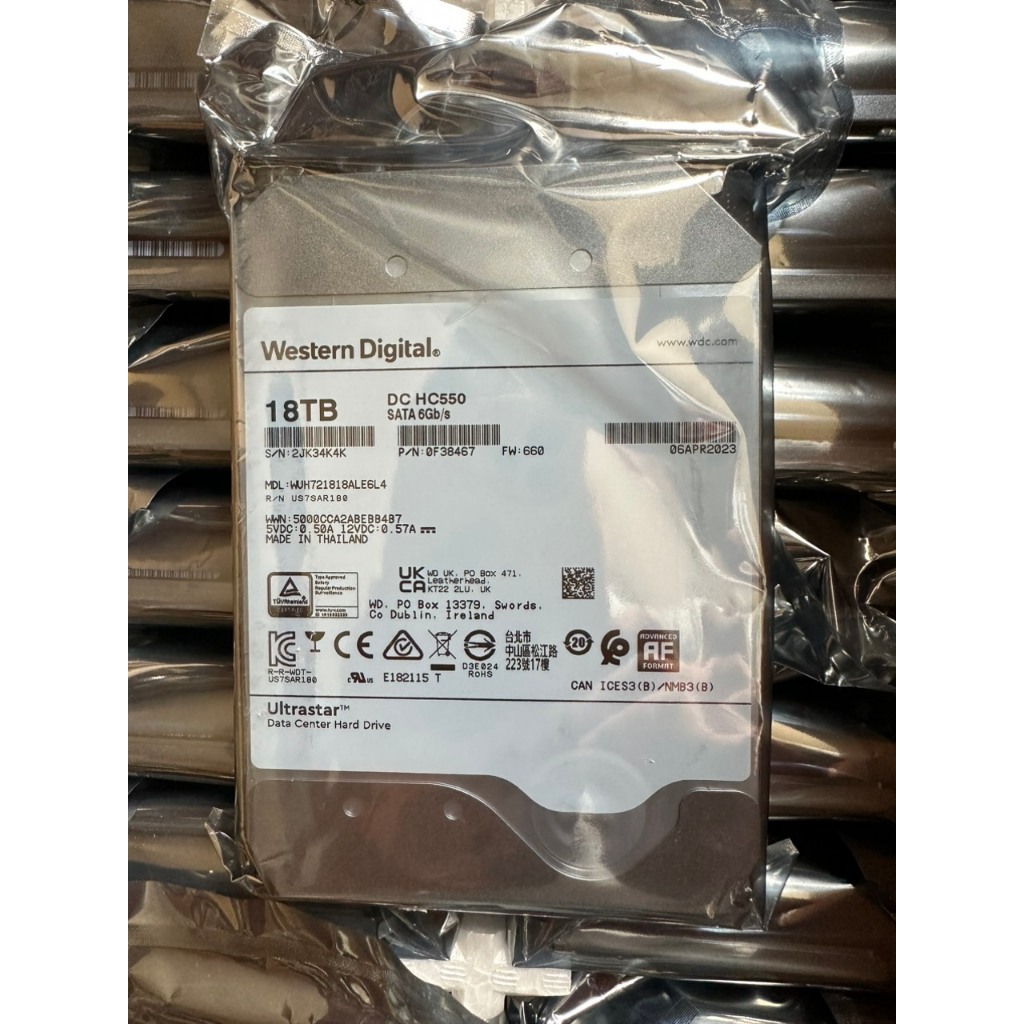 Ổ cứng server Western Digital Enterprise Ultrastar HC550 18TB ...