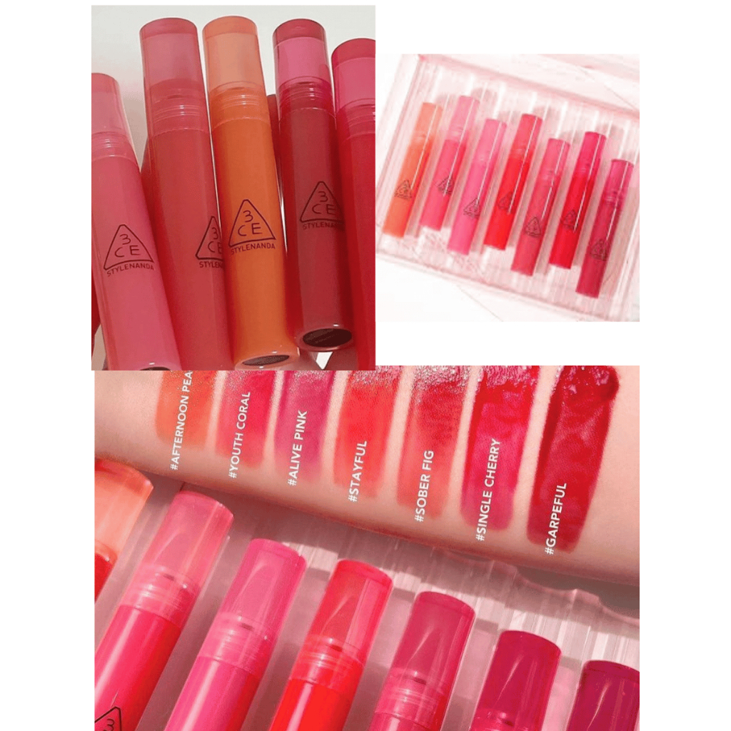 [ Son Chiết ] Son Tint Bóng 3CE Syrup Layering Tint Stayful Afternoon ...