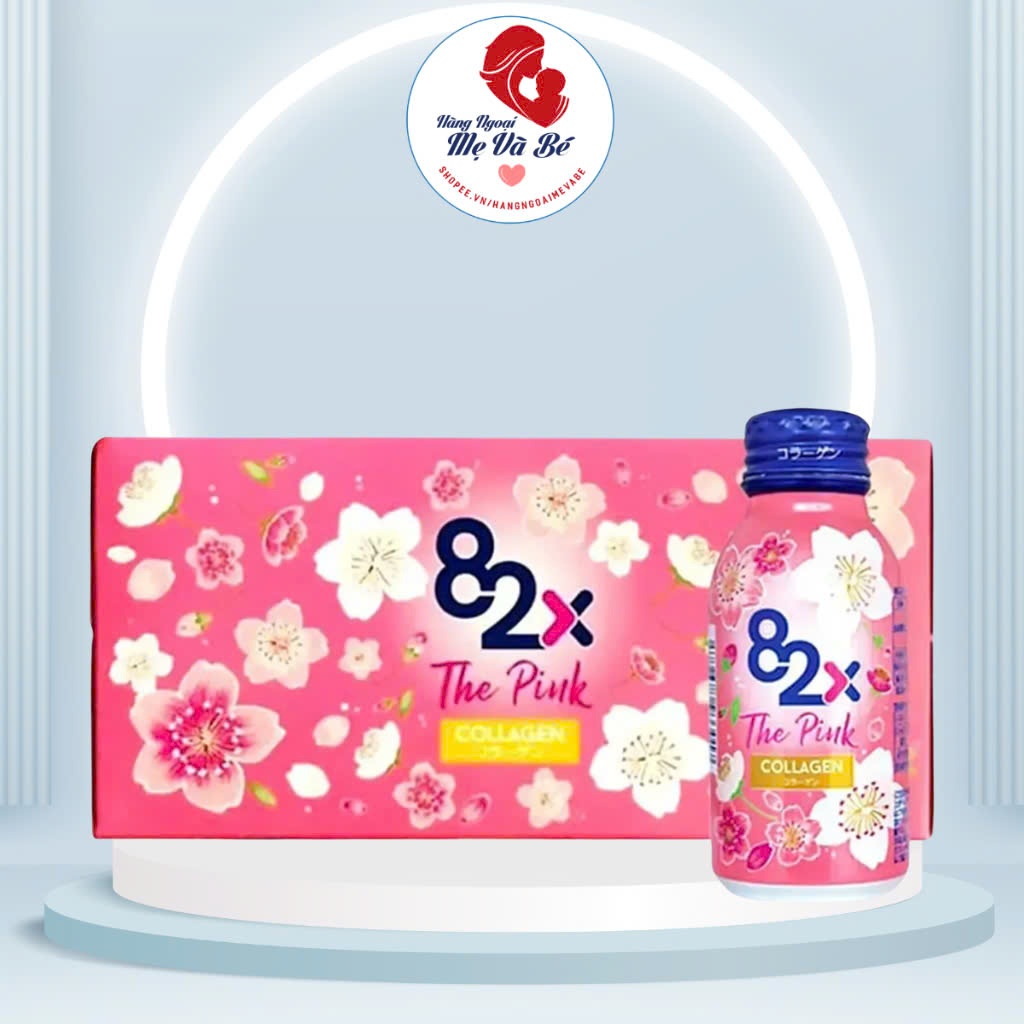 Nước uống Collagen đẹp da 82X The Pink Collagen 1000mg hộp 10 chai Nhật Bản | Shopee Việt Nam