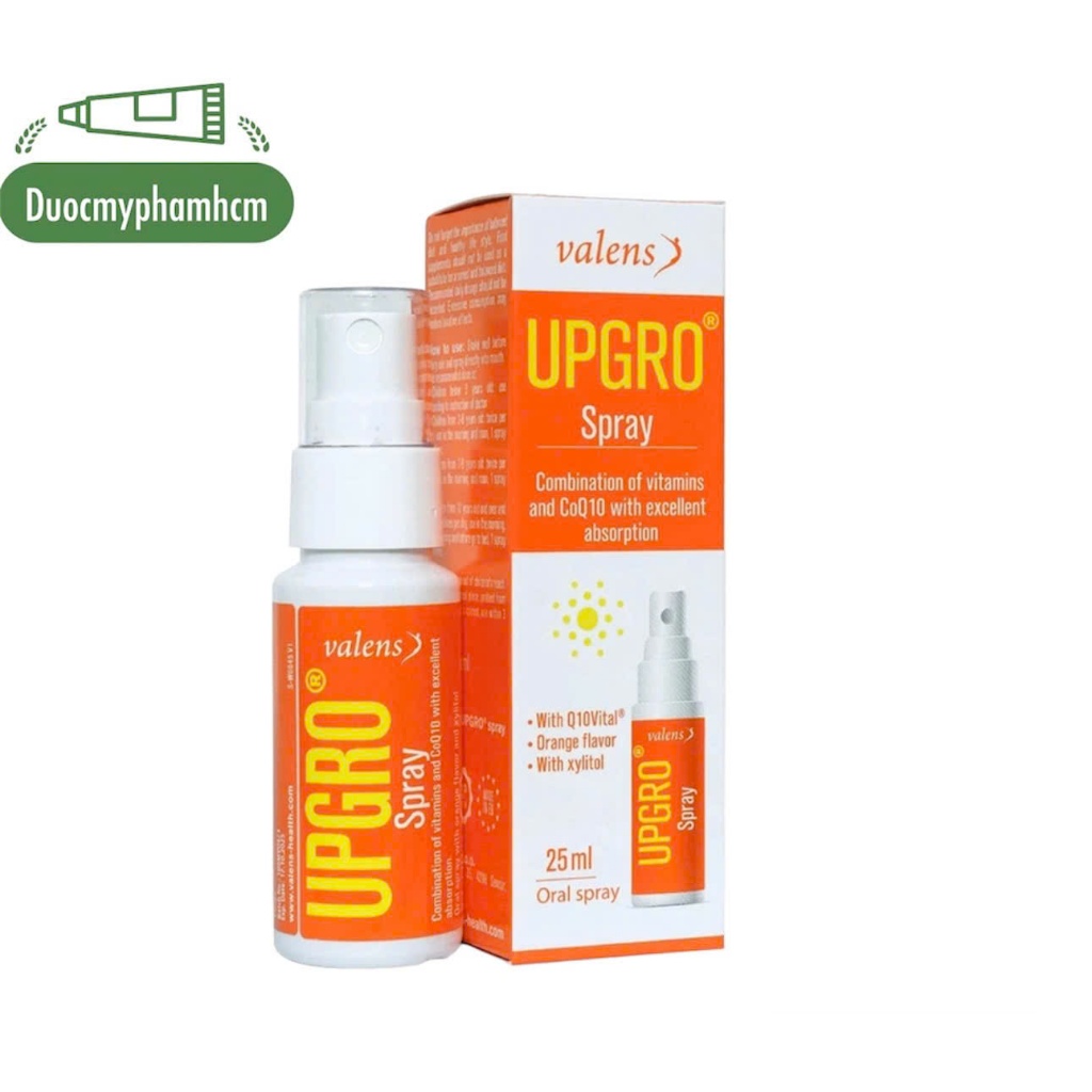 Upgro Spray Dạng Xịt - Bổ Sung Vitamin, Hỗ Trợ Tăng Sức Đề Kháng Cho Bé Chai 25ml | Shopee Việt Nam